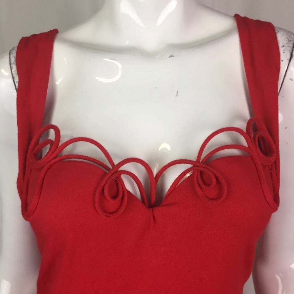 Peep 80s Pin-Up Stretchy Maxi Pencil Sheath Dress - Gem